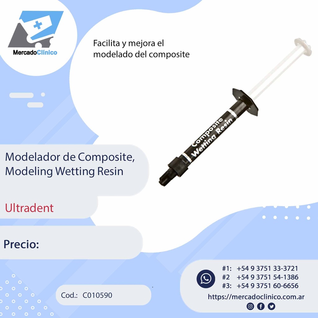 Modelador de Composite, Modeling Wetting Resin - Ultradent | Mercado ...