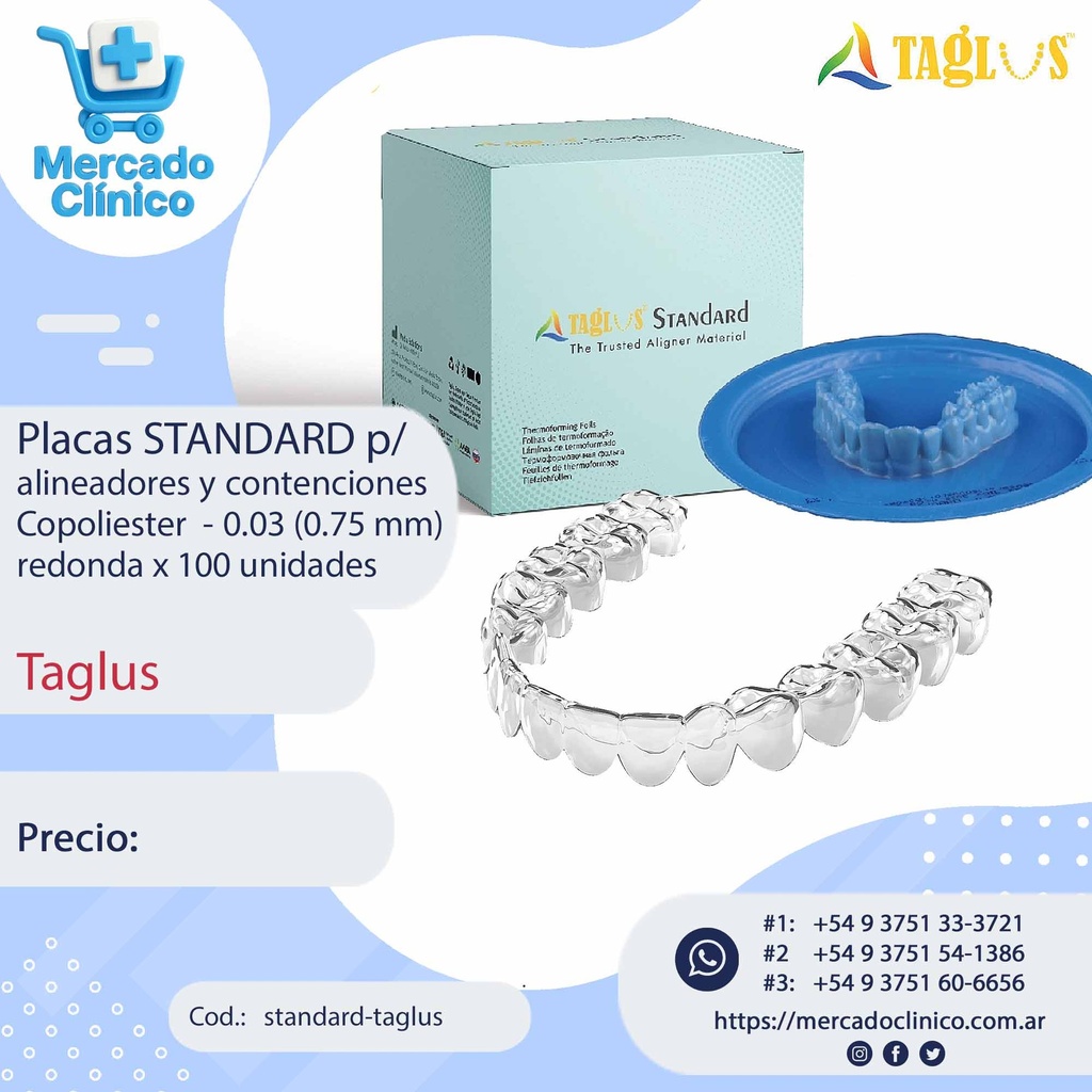 Placas / láminas PU FLEX p/ alineadores y contenciones - Copoliester ...